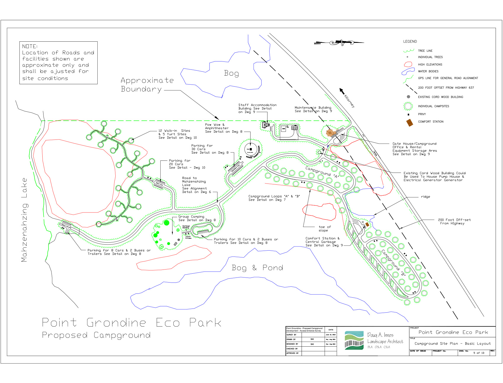 Future Development - Point Grondine Park